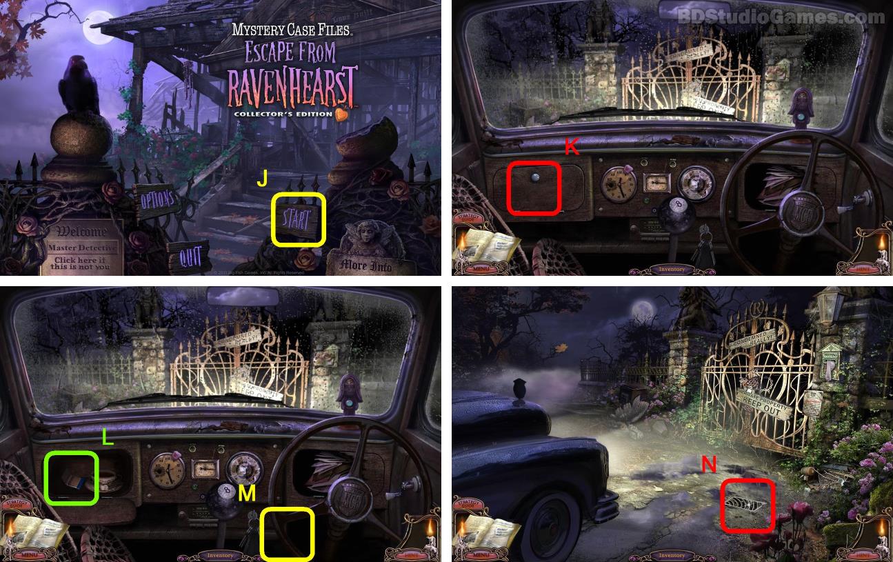 Mystery Case Files: Escape from Ravenhearst Walkthrough - BDStudioGames