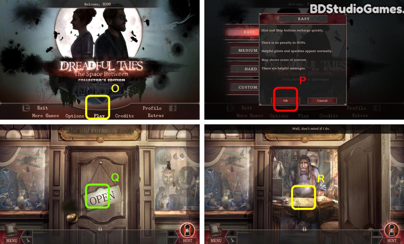 Dreadful Tales: The Space Between Walkthrough - BDStudioGames