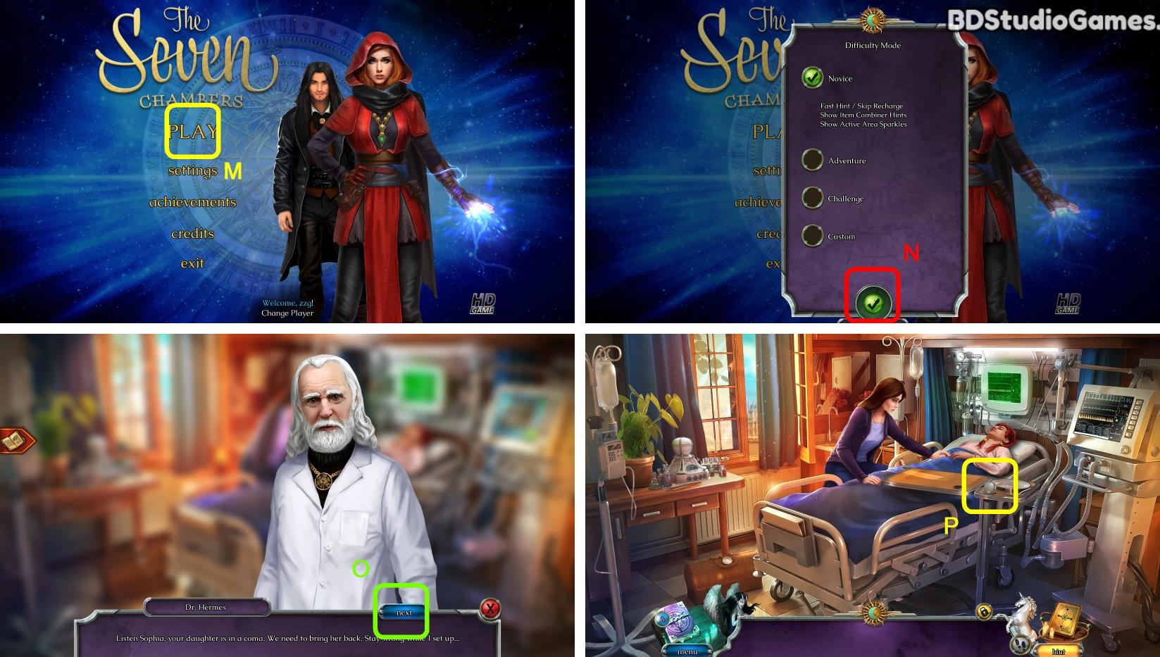 The Seven Chambers Walkthrough - BDStudioGames